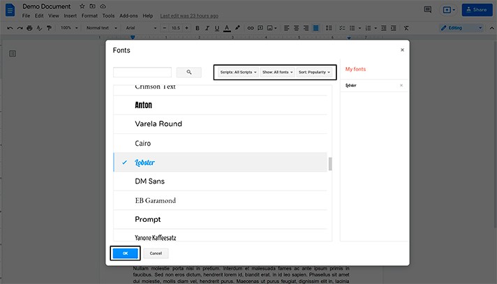Learn How To Add A Font To Google Docs Thegoodocs
