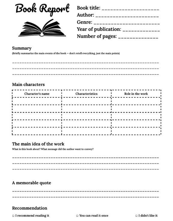 How to Do a Book Report Template: Guide for Students + Free Templates
