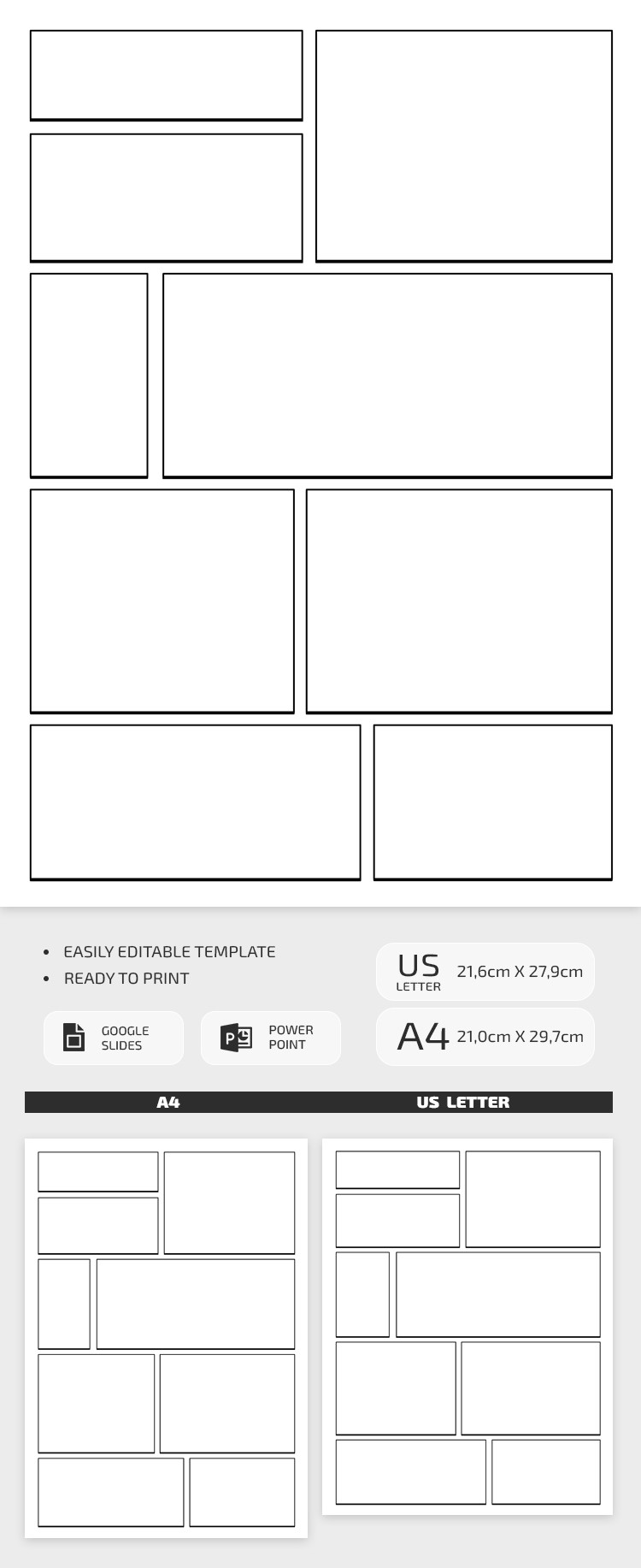 Free 9 Panel Comic Strip Template In Google Slides