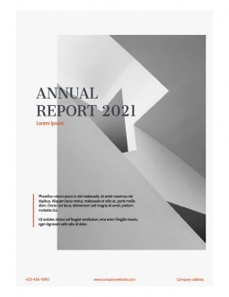 Free Orange Accent Annual Report Template in Google Slides and ...