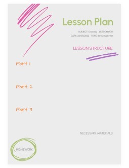 Free Basic Drawing Lesson Plan Template In Google Docs