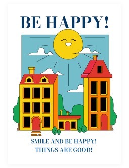 Free Be Happy Poster Template In Google Docs