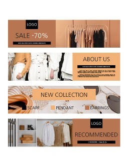 Free Beige Fashion Shop Header Template In Google Docs