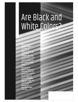 Free Black & White Book Template In Google Docs