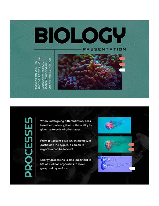 Free Bold Modern Biology Template In Google Slides