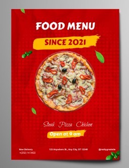 Free Bright Food Menu Template in Google Docs and Microsoft Word ...