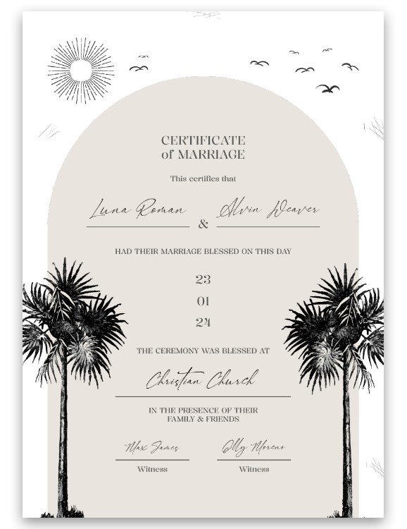 Ejemplo De Certificado De Matrimonio De California Certified Copy Of