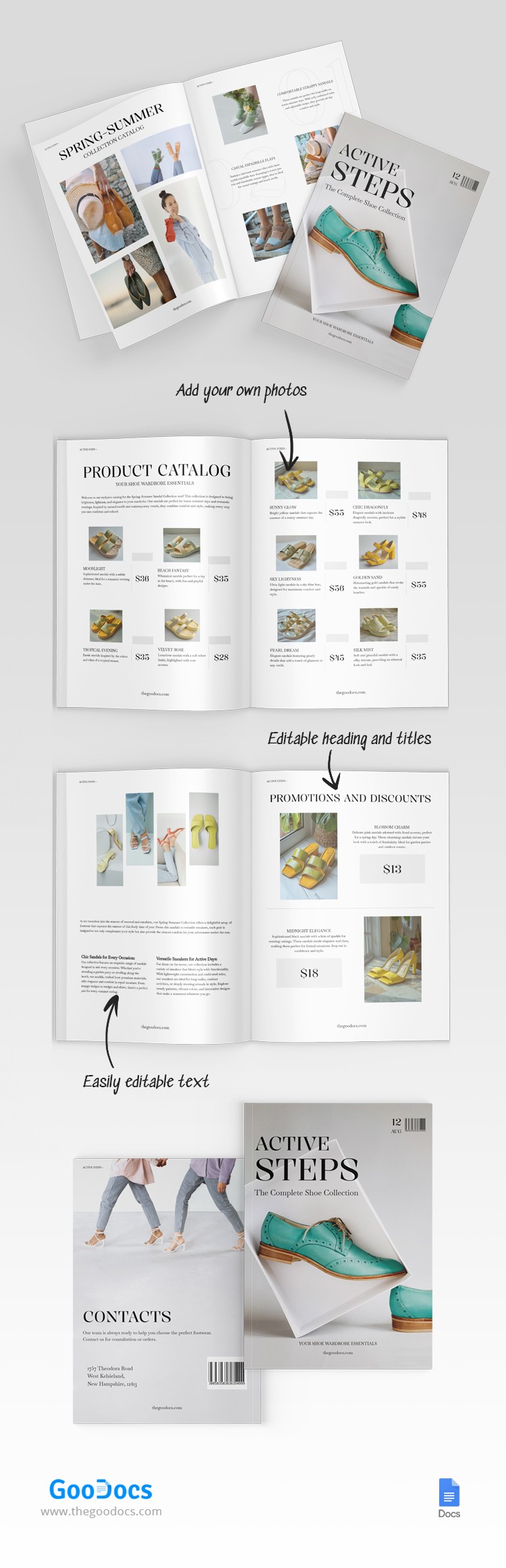 Free Catálogo de produtos Modelo em Google Docs and Microsoft Word ...