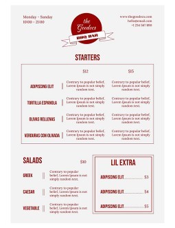 Free Classic BBQ Restaurant Menu Template in Google Slides and ...