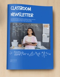 Amazing Classroom Newsletter Template | thegoodocs.com
