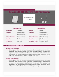 Free Cleaning Proposal Template in Google Docs and Microsoft Word ...