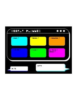 Free Colorful Futuristic Planner Template In Google Docs