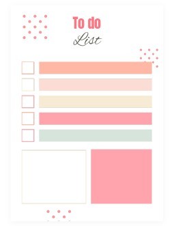 Free Colorful To do list Template In Google Docs