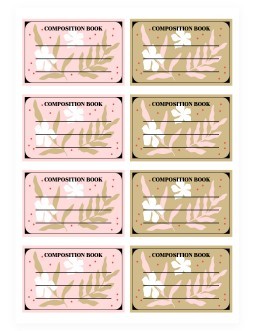 Free Composition Book Label Template In Google Docs