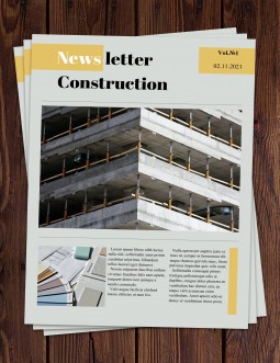 Free Construction Newsletter Template In Google Docs