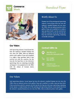 Free Corporate Handout Flyer Template In Google Docs