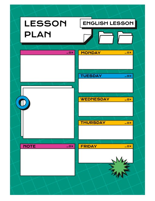 Free Digital Lesson Plan Template | thegoodocs.com