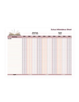 Free Easy School Attendance Sheet Template In Google Docs