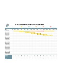 Free Employee Yearly Attendance Sheet Template In Google Docs