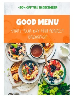 Free Good Breakfast Menu Template In Google Docs