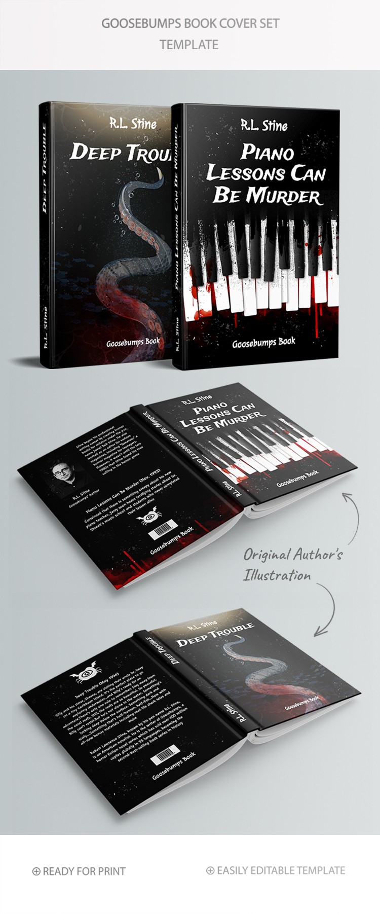 Free Copertina del libro Goosebumps Modello in Google Slides and ...