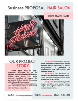 Free Hair Salon Business Proposal Template In Google Docs