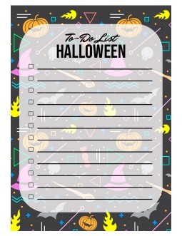Free Lista de tarefas do Halloween Modelo em Google Docs and Microsoft ...