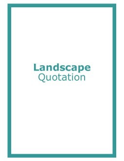 Free Landscape Quotаtion Template In Google Docs