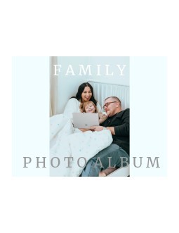 Free Light Family Photo Album Template In Google Slides
