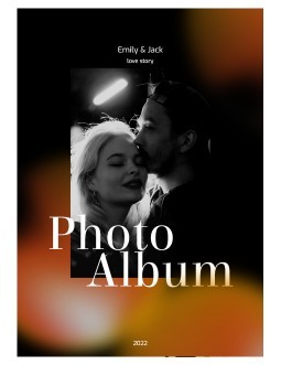 Free Love Story Photo Album Template In Google Slides