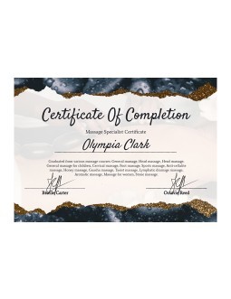 Free Massage Courses Certificate of Completion Template in Google Docs ...