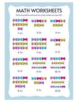 Free Math Candy Worksheet Template In Google Docs