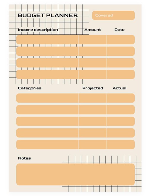 Free Minimal Modern Budget Planner Template in Google Slides and ...