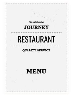 Free Minimalist Restaurant Menu Template in Google Slides and Microsoft ...
