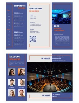 Free Innovative Conference Brochure Template in Google Slides and ...