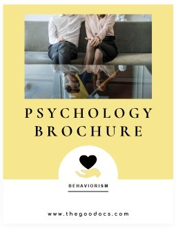 Free Modern Psychology Brochure Template In Google Docs
