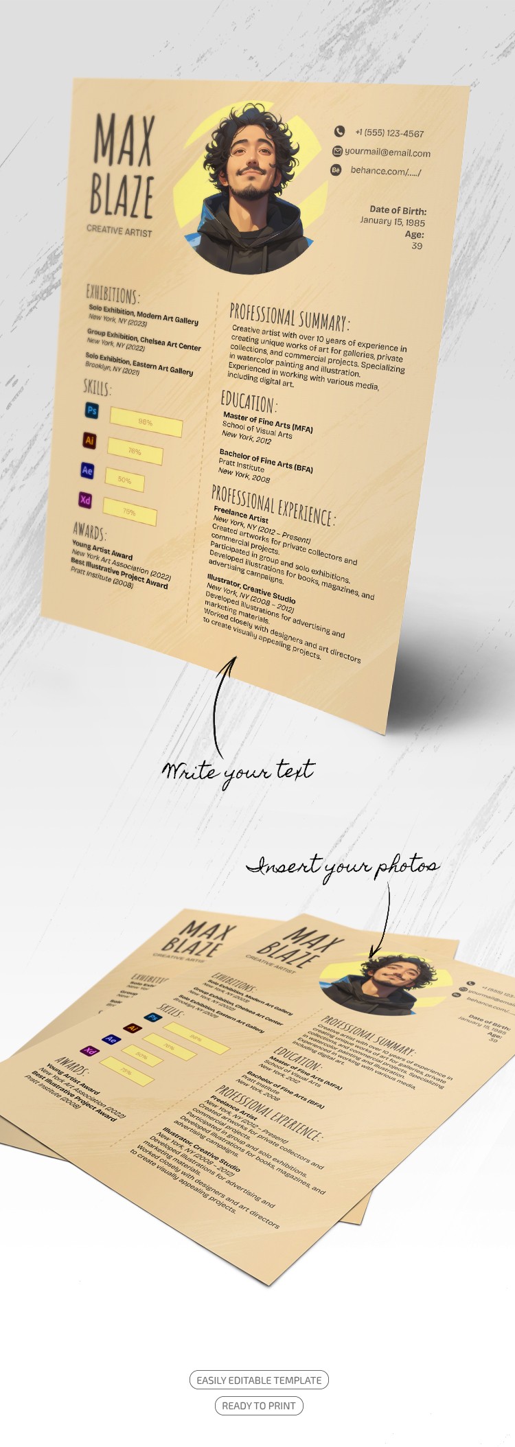 Graphic Artist Resume