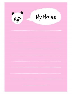 Free Pink Cute Notes Template In Google Docs
