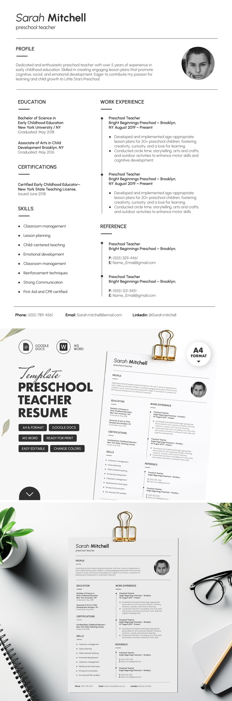 Preschool Teacher Resume New Teacher Resume With No Experience [Entry