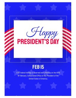 Free President's Day Poster Template In Google Docs