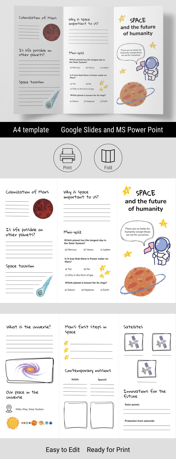 Free Printable Brochure Examples for Student Projects Template in ...