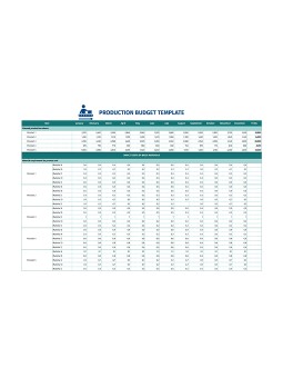 Free Production Budget Template In Google Docs