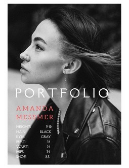 Free Professional Fashion Model Portfolio Template In Google Docs