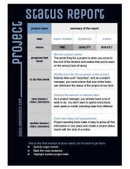 Free Project Status Report Template in Google Slides and Microsoft ...