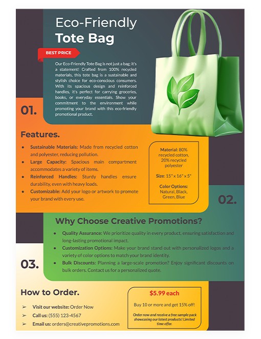 Free Promotional Product Sale Sheet Template In Google Sheets