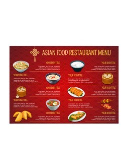 Free Red Asian Food Restaurant Menu Template In Google Docs