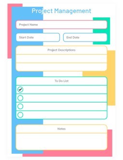 Free Simple Bright Project Management Template In Google Docs