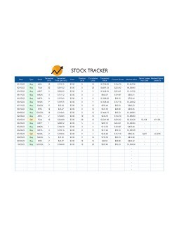 Free Simple Stock Tracker Template In Google Docs