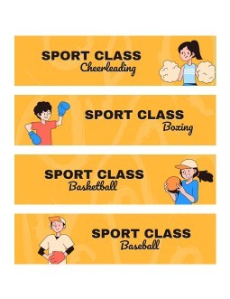 Free Sport Header Template In Google Slides