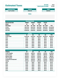 2015 Estimated Tax Worksheet Excel Payroll Template Free Employee